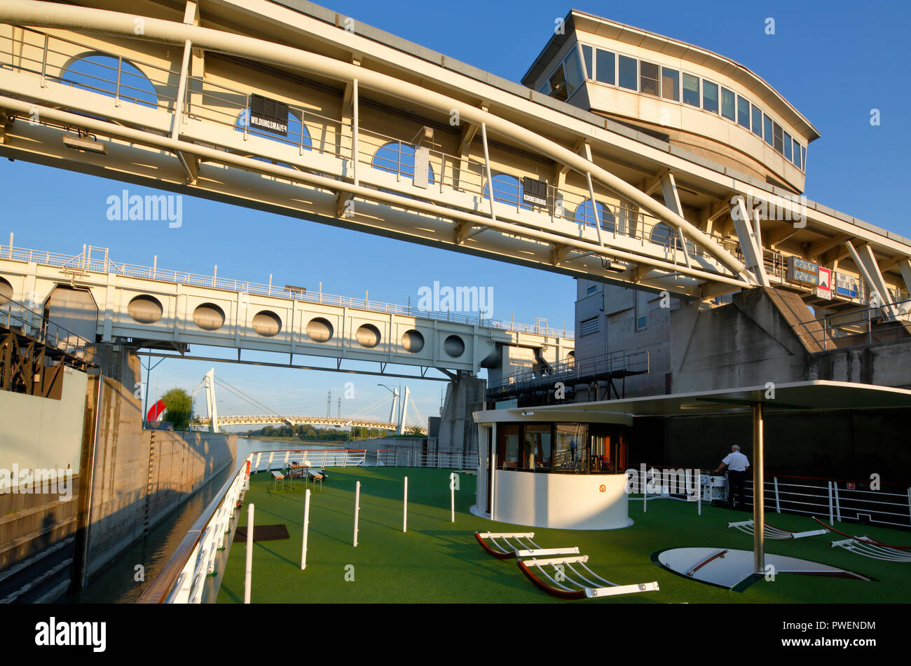 Austria, A-Vienna, Danube, Federal Capital, Leopoldstadt, power station ...