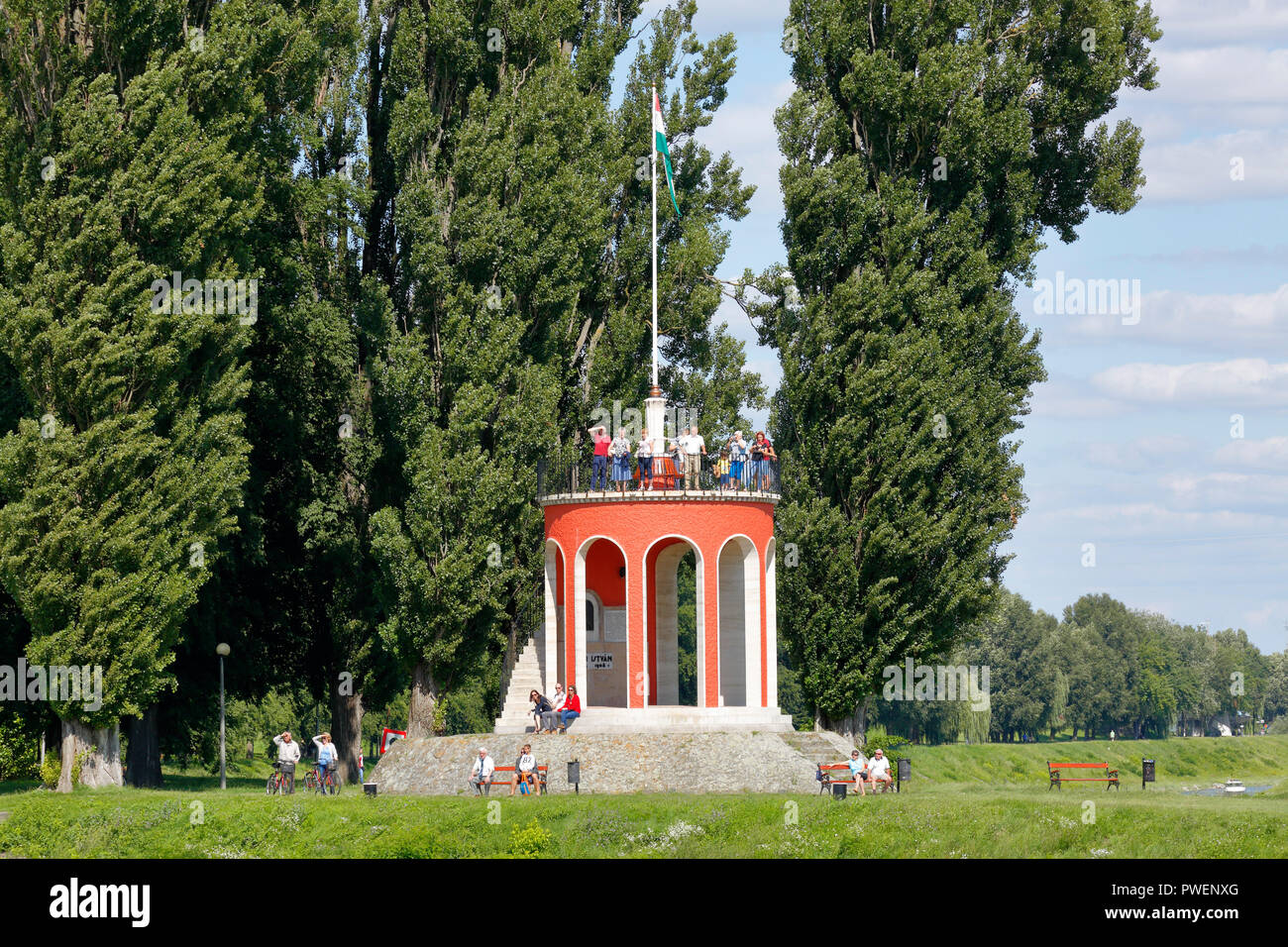 Hungary, Southern Hungary, Baja on the Danube, Pannonian Plain ...