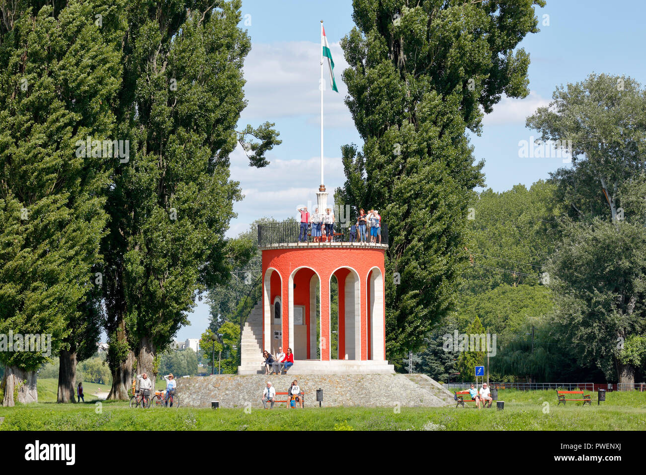 Hungary, Southern Hungary, Baja on the Danube, Pannonian Plain ...