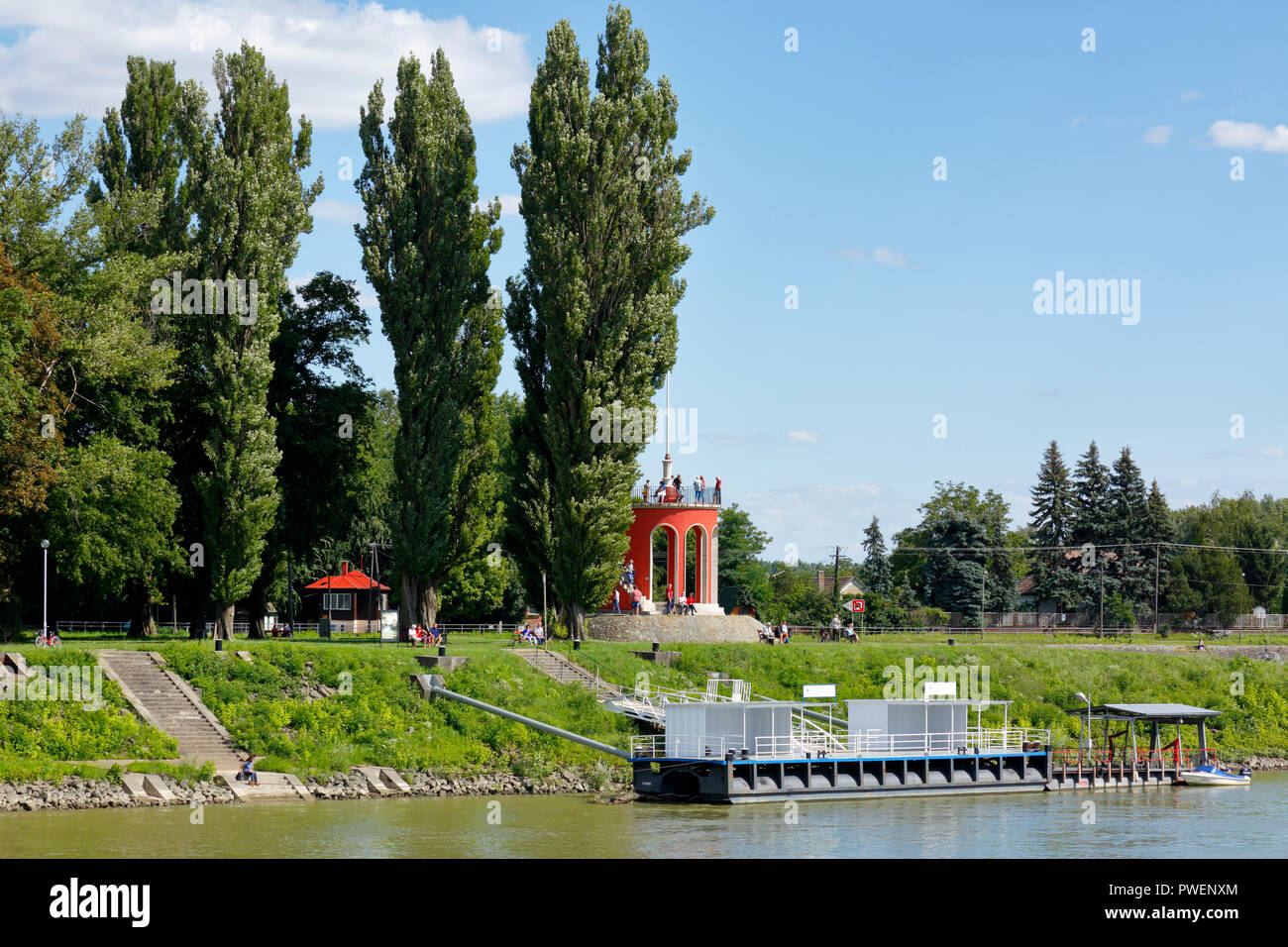 Hungary, Southern Hungary, Baja on the Danube, Pannonian Plain ...