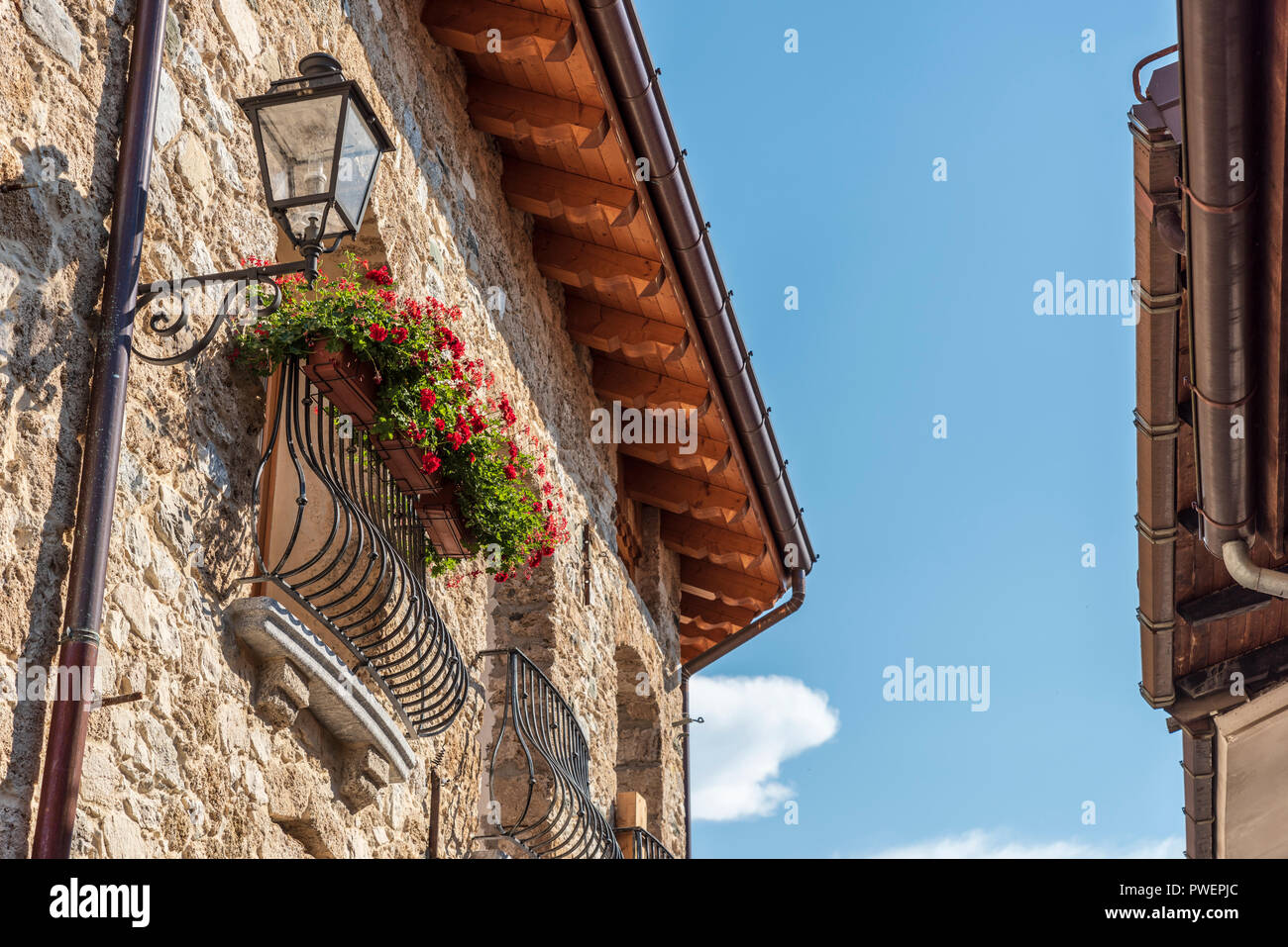 Ancient mills and characteristic dwellings of Illegio. Carnia, Friuli ...