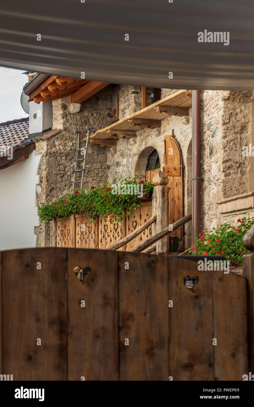 Ancient mills and characteristic dwellings of Illegio. Carnia, Friuli ...