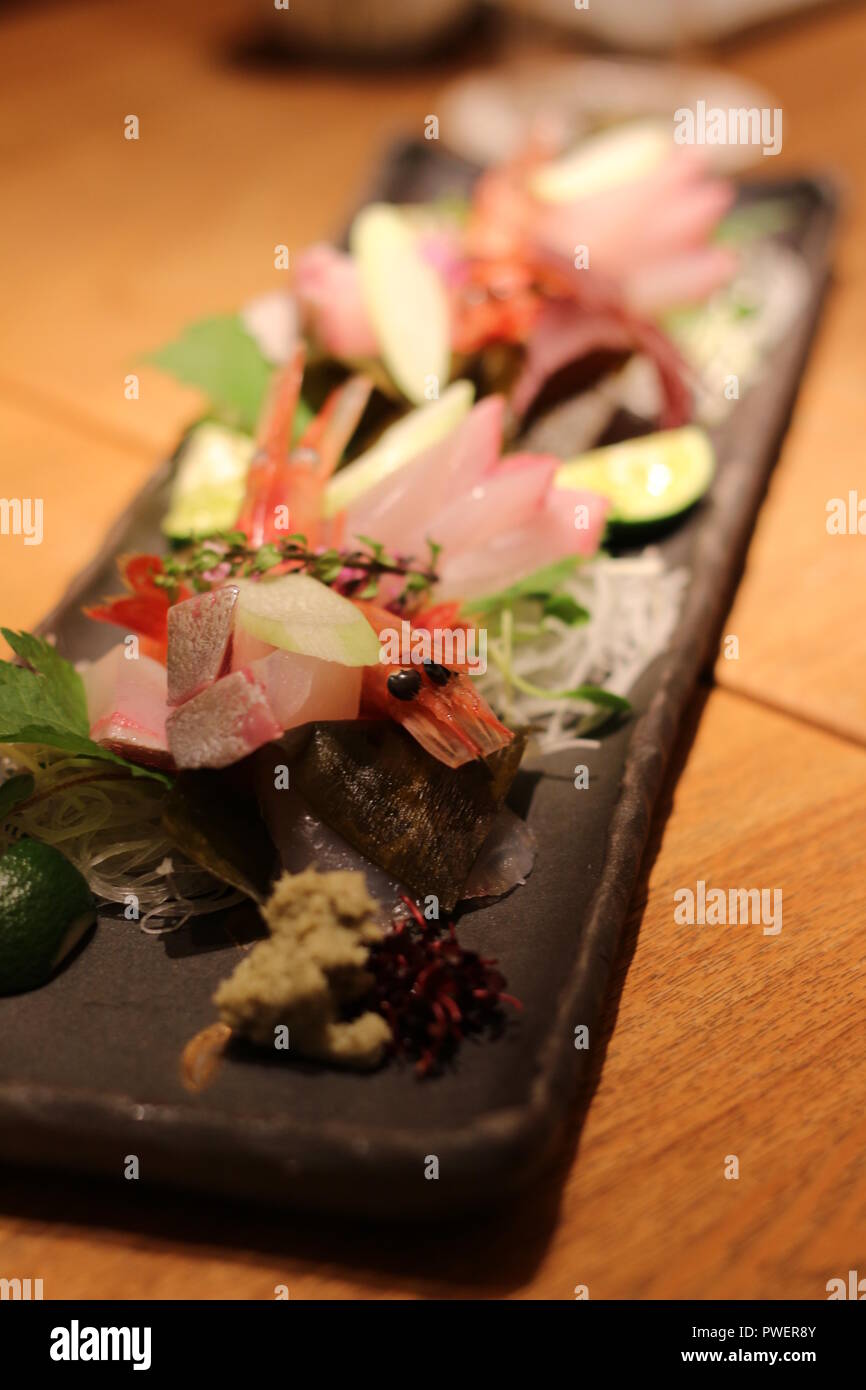 sashimi of Shibuichi Stock Photo - Alamy