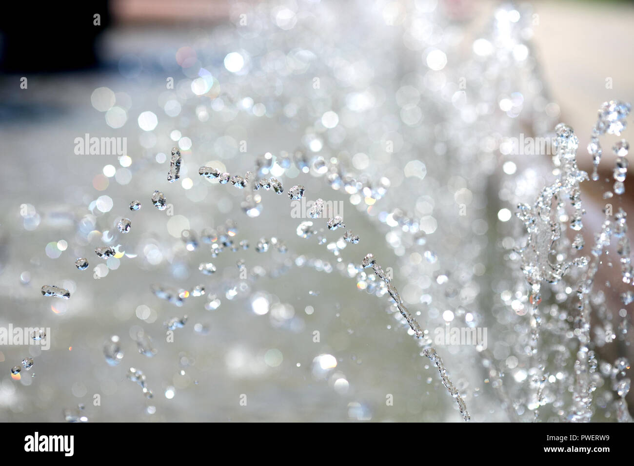 Splash of water in the fountain, abstract image.City fountain Stock ...