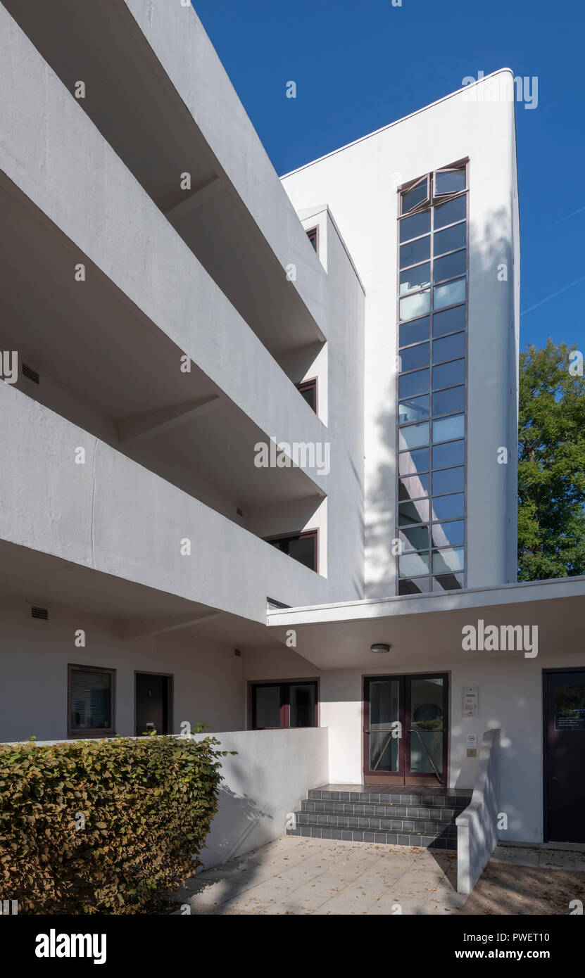 The Isokon Building - also known as Lawn Road Flats - opened in 1934 ...