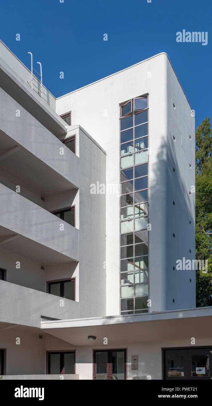 The Isokon Building - also known as Lawn Road Flats - opened in 1934 ...