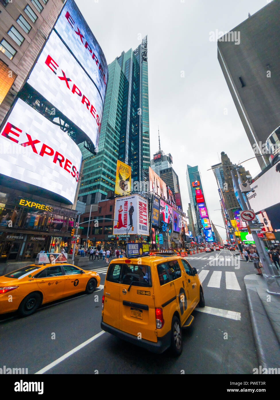 Time Square day time cityscape Stock Photo - Alamy