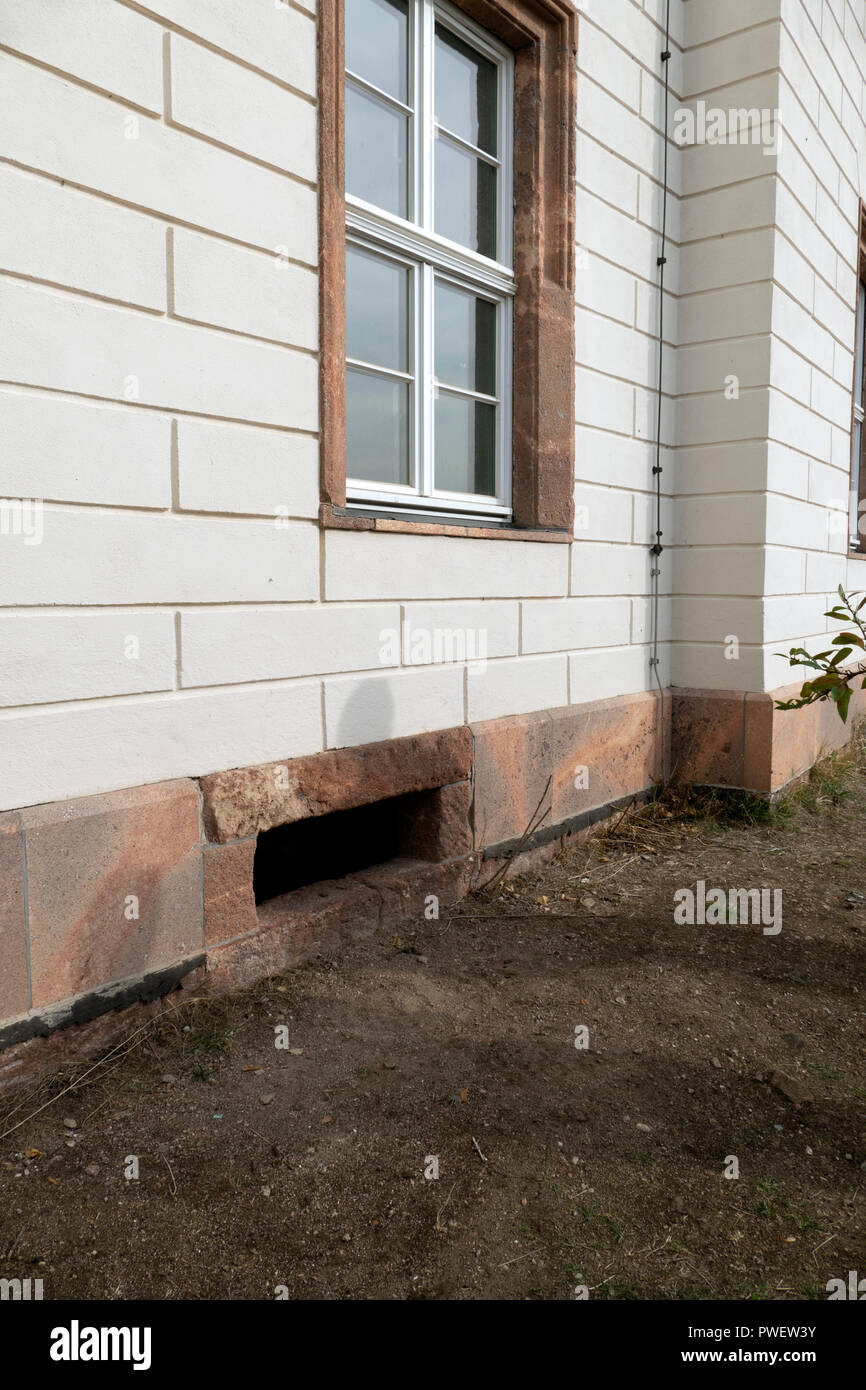 Escape route of British POW Pat Reid at Castle Colditz or Schloss ...