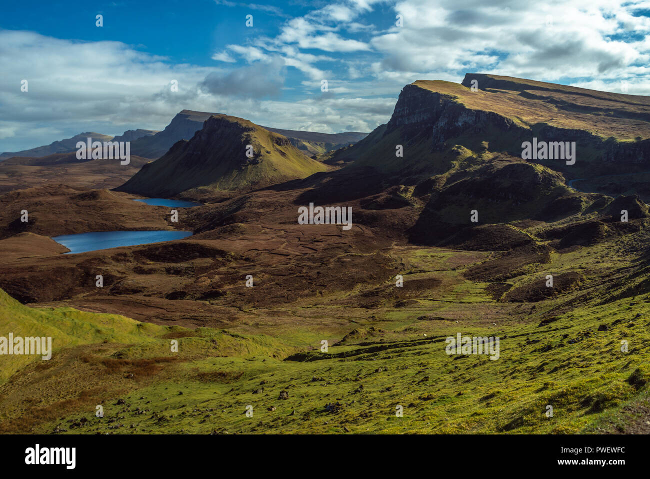 The Quiraing, Trotternish Ridge, Isle of Skye, Scotland, Uk Stock Photo ...