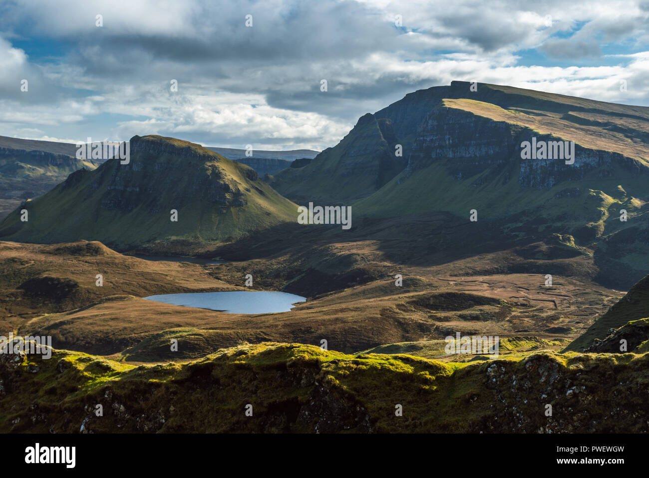The Quiraing, Trotternish Ridge, Isle of Skye, Scotland, Uk Stock Photo ...