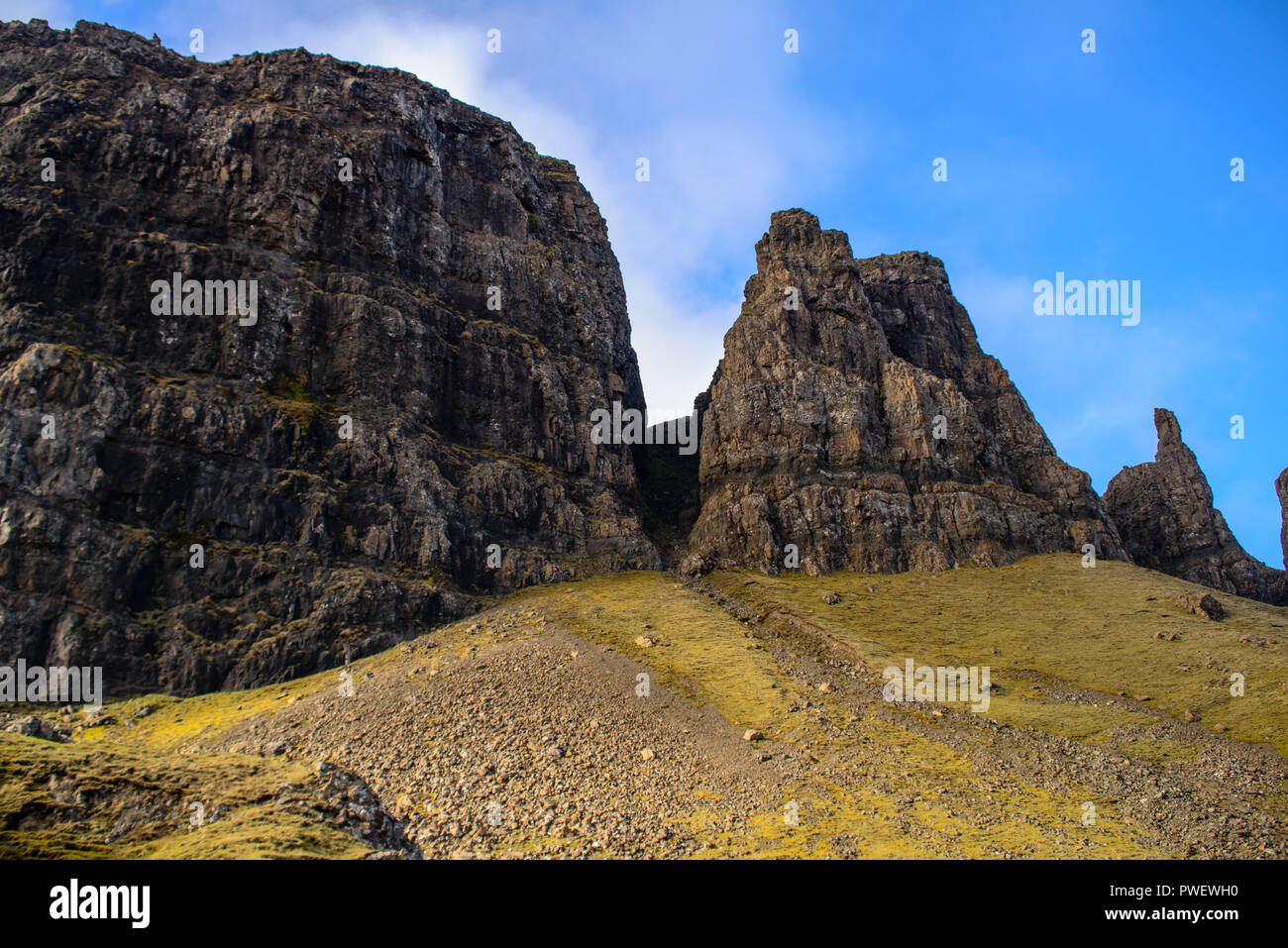 The Quiraing, Trotternish Ridge, Isle of Skye, Scotland, Uk Stock Photo ...