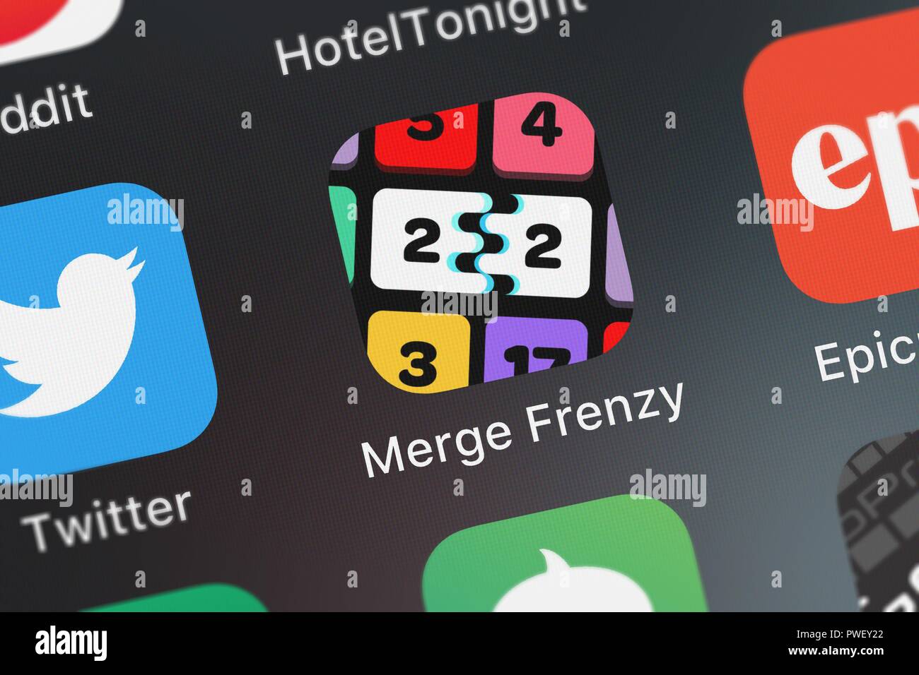 Merge frenzy hi-res stock photography and images - Alamy