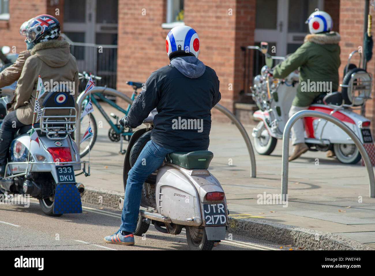 Mods scooters mirror hi-res stock photography and images - Alamy