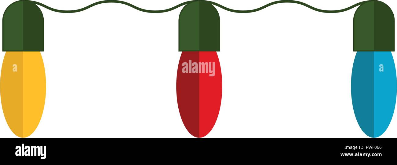 Isolated christmas lightbulbs icon Stock Vector Image & Art - Alamy