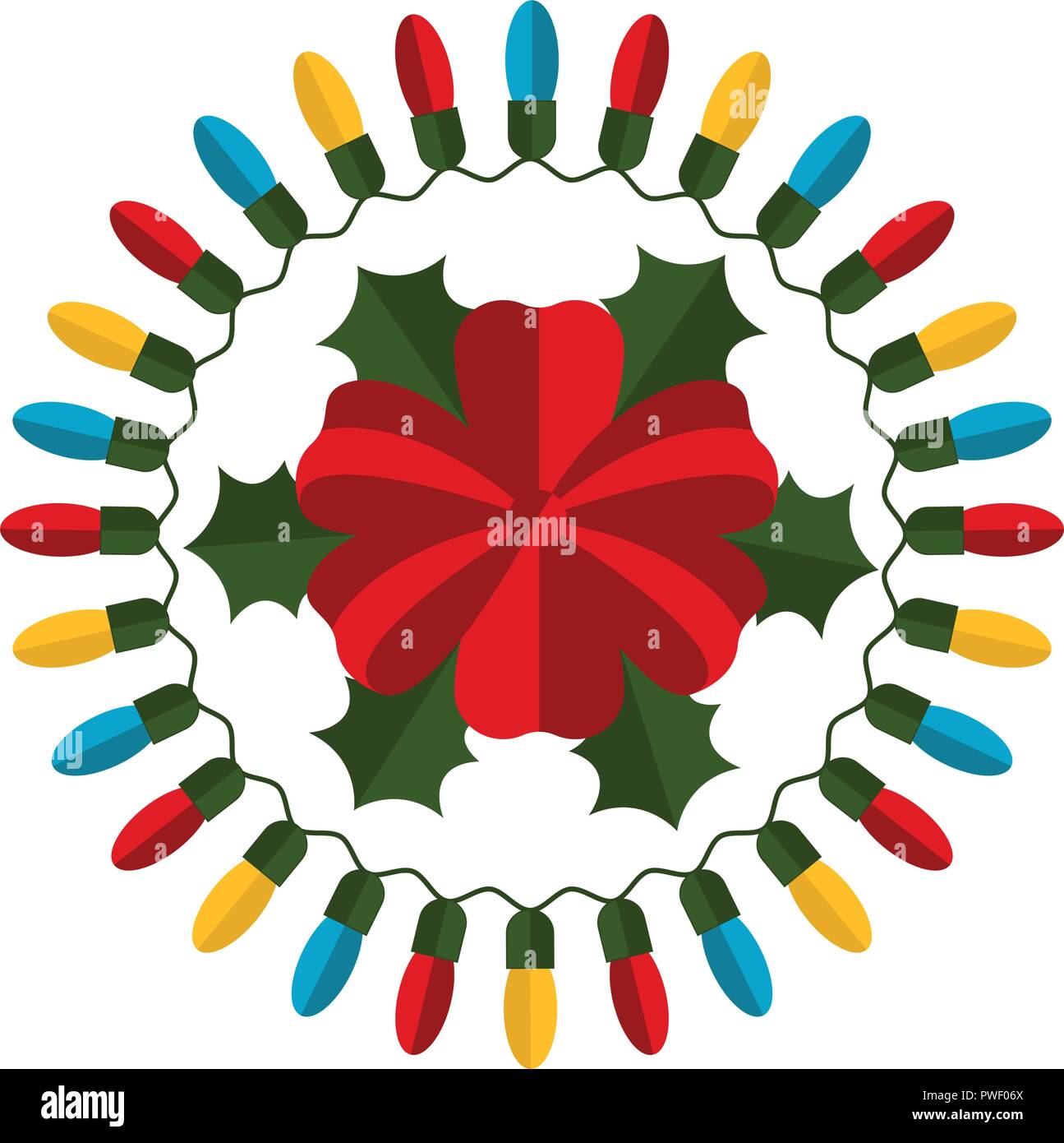 Isolated christmas lightbulbs icon Stock Vector Image & Art - Alamy