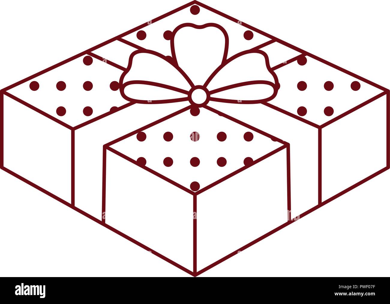 Isolated christmas present icon Stock Vector Image & Art - Alamy