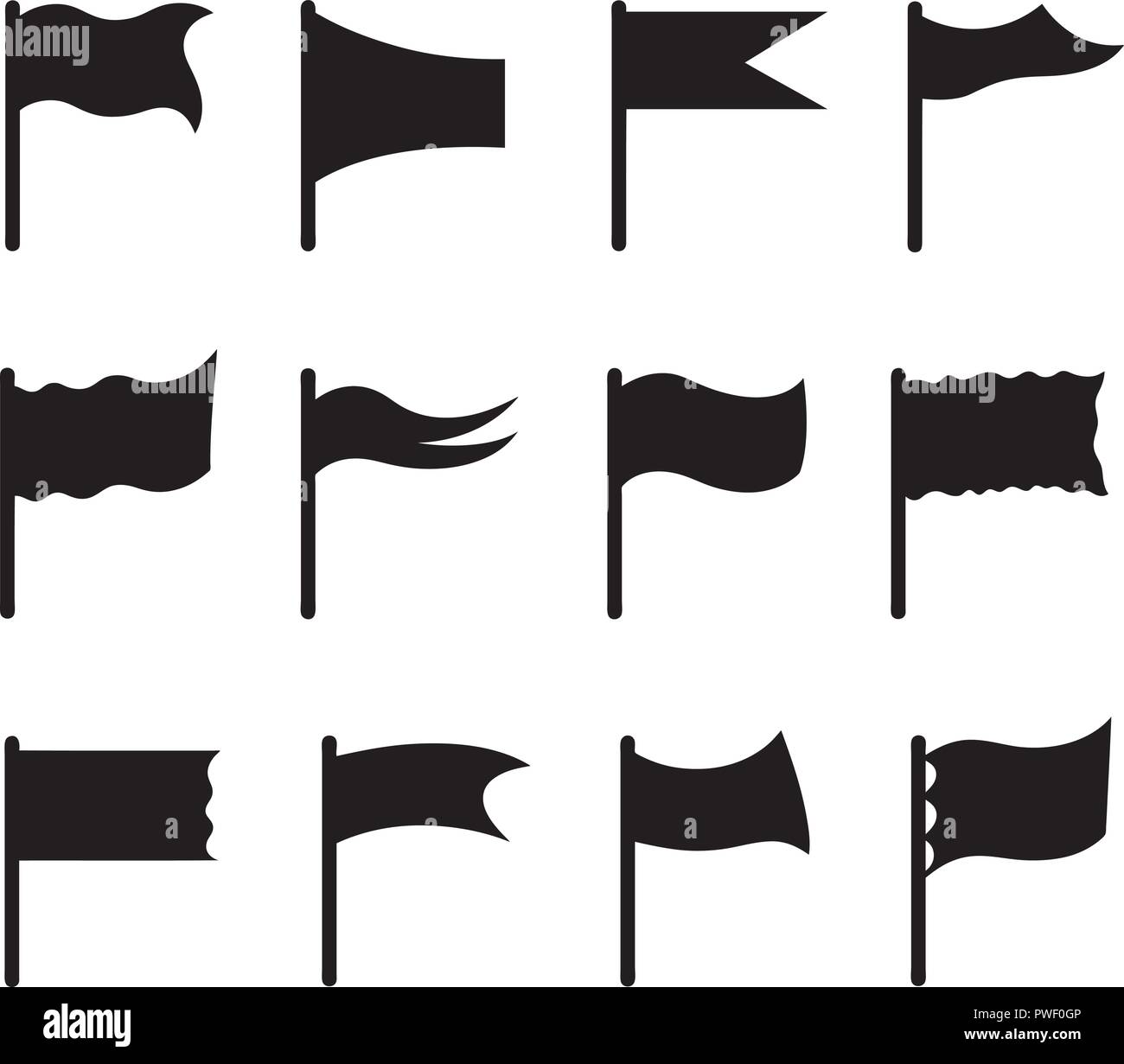 Set map pointer different Stock Vector Images - Alamy