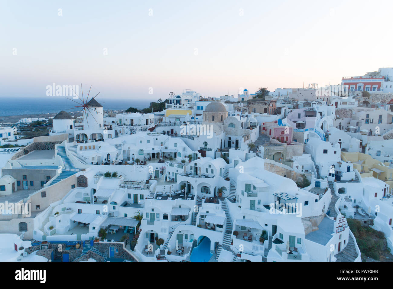 Aerial View Oia Santorini Greece High Resolution Stock Photography and ...