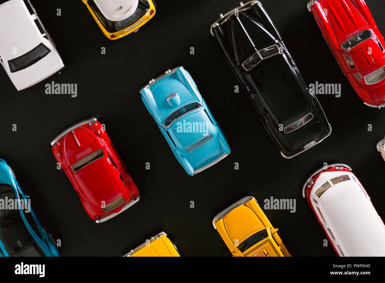 Cars from top hi-res stock photography and images - Alamy