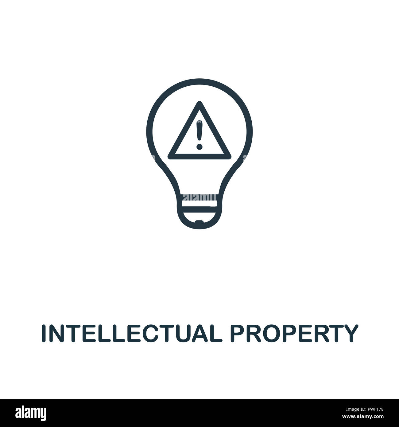 Intellectual Property icon. Premium style design from crowdfunding ...