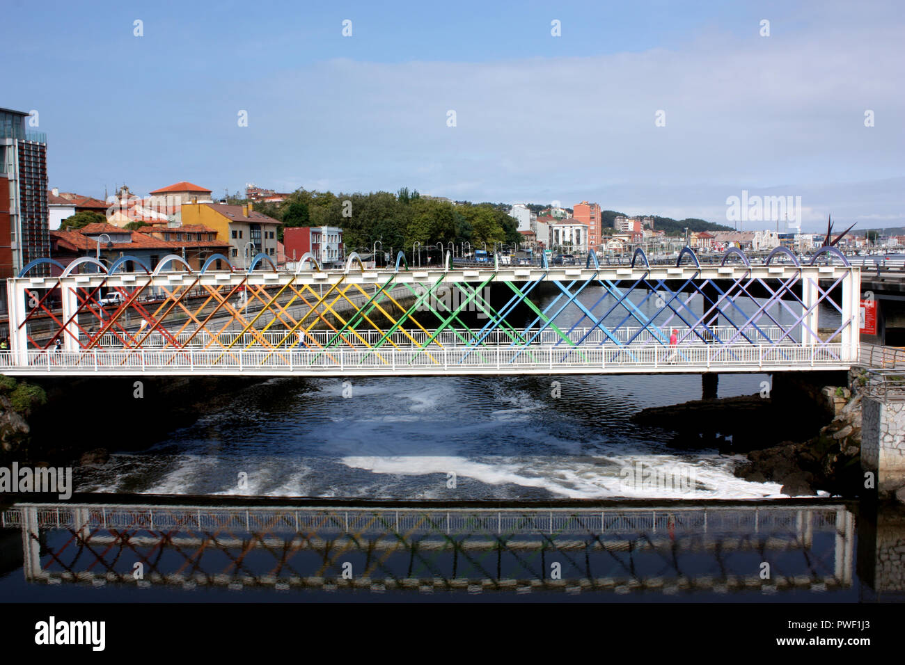 The Puente de San Sebastian, Aviles, Asturias, Spain Stock Photo - Alamy
