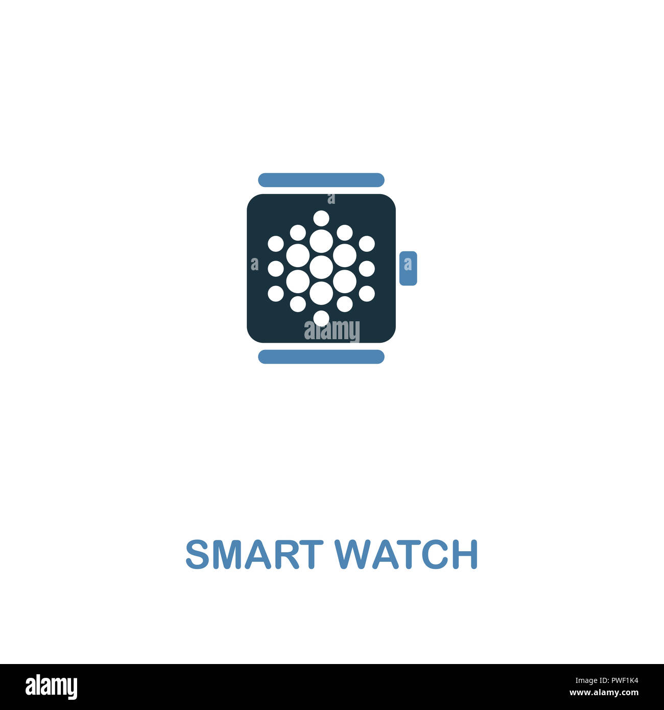 Smart Watch icon in two colors design. Premium style from smart devices ...