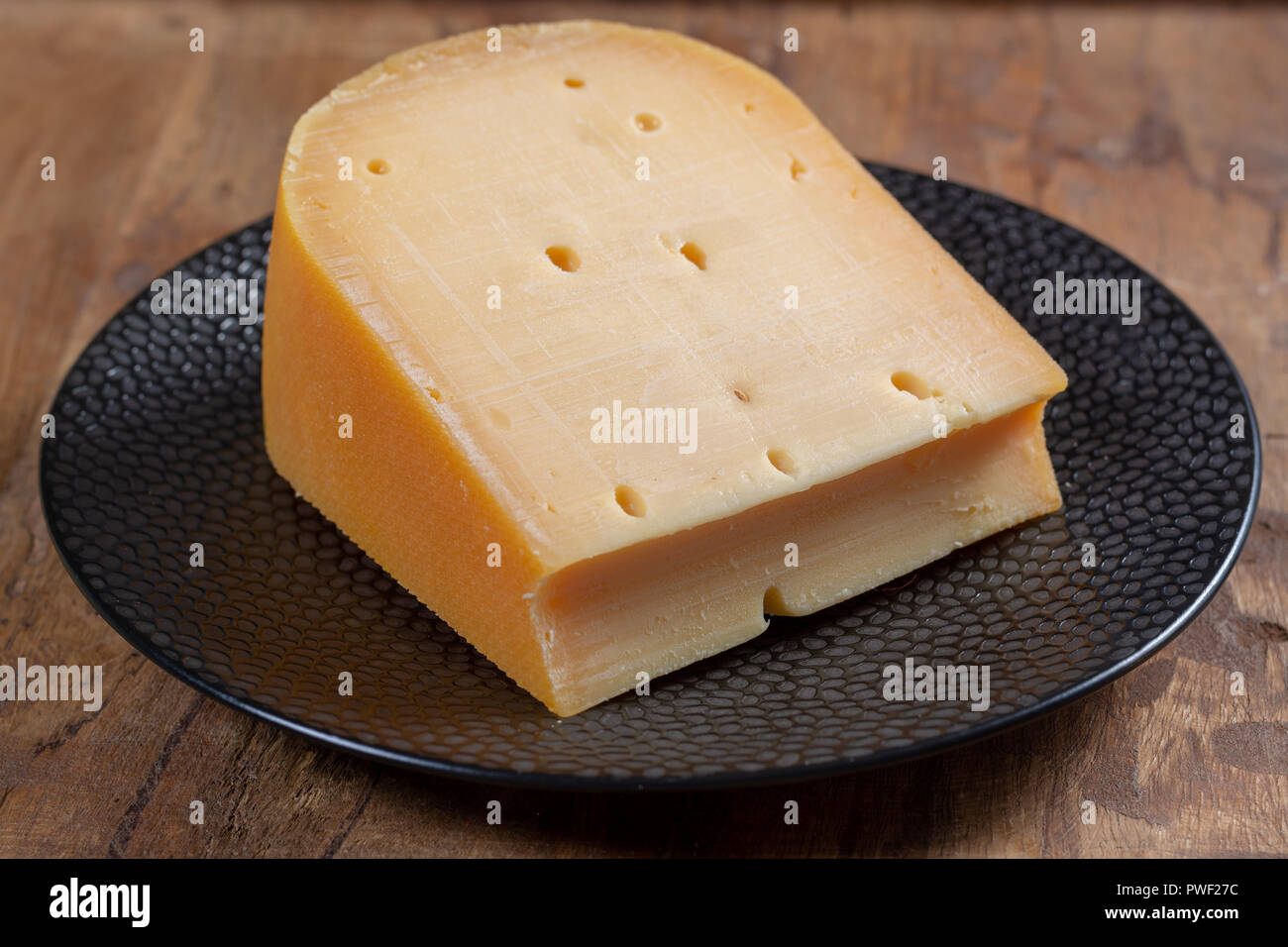 Beemster cheese, hard Dutch cheese made from cow milk from grass grown ...