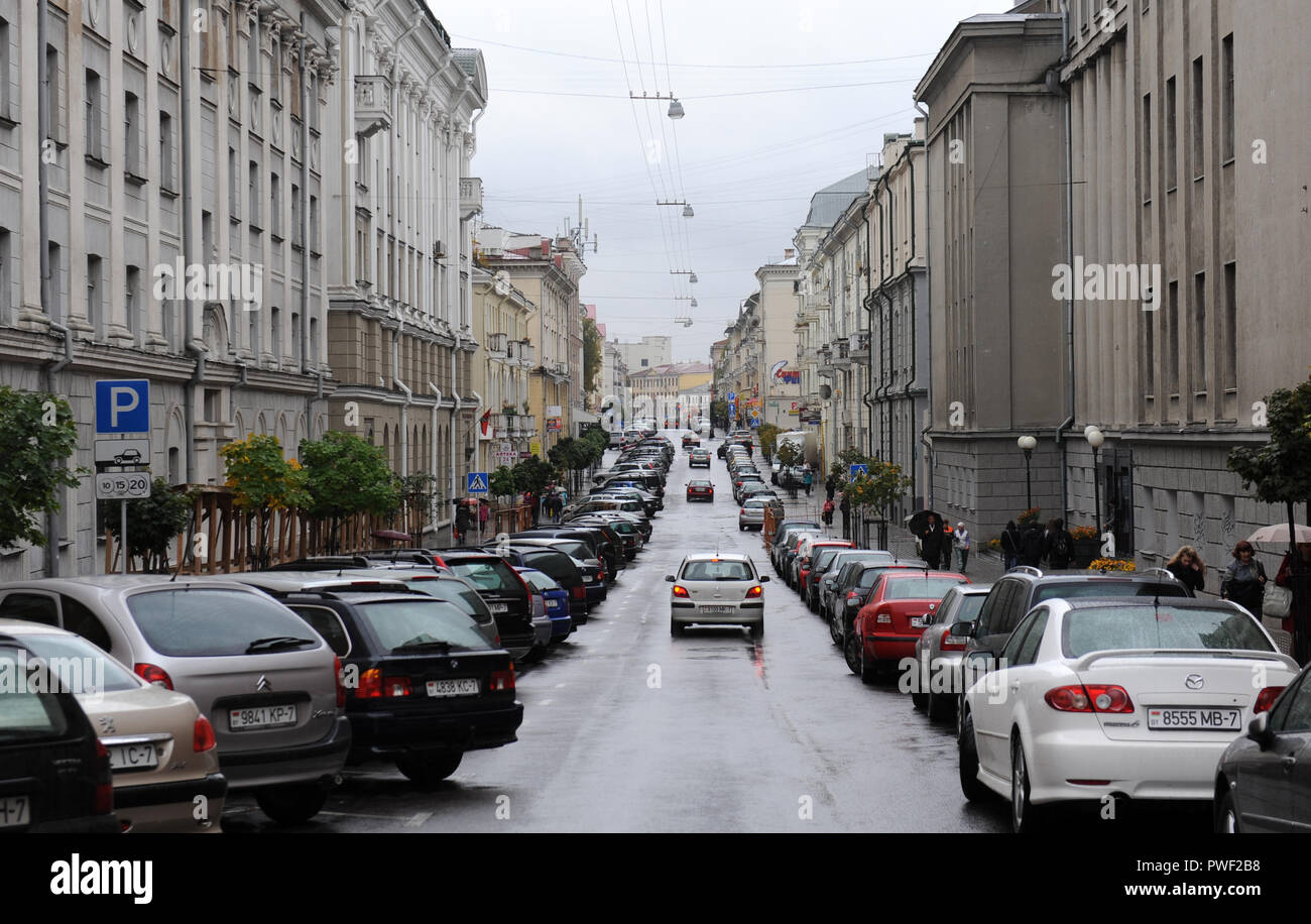 Minsk street hi-res stock photography and images - Alamy