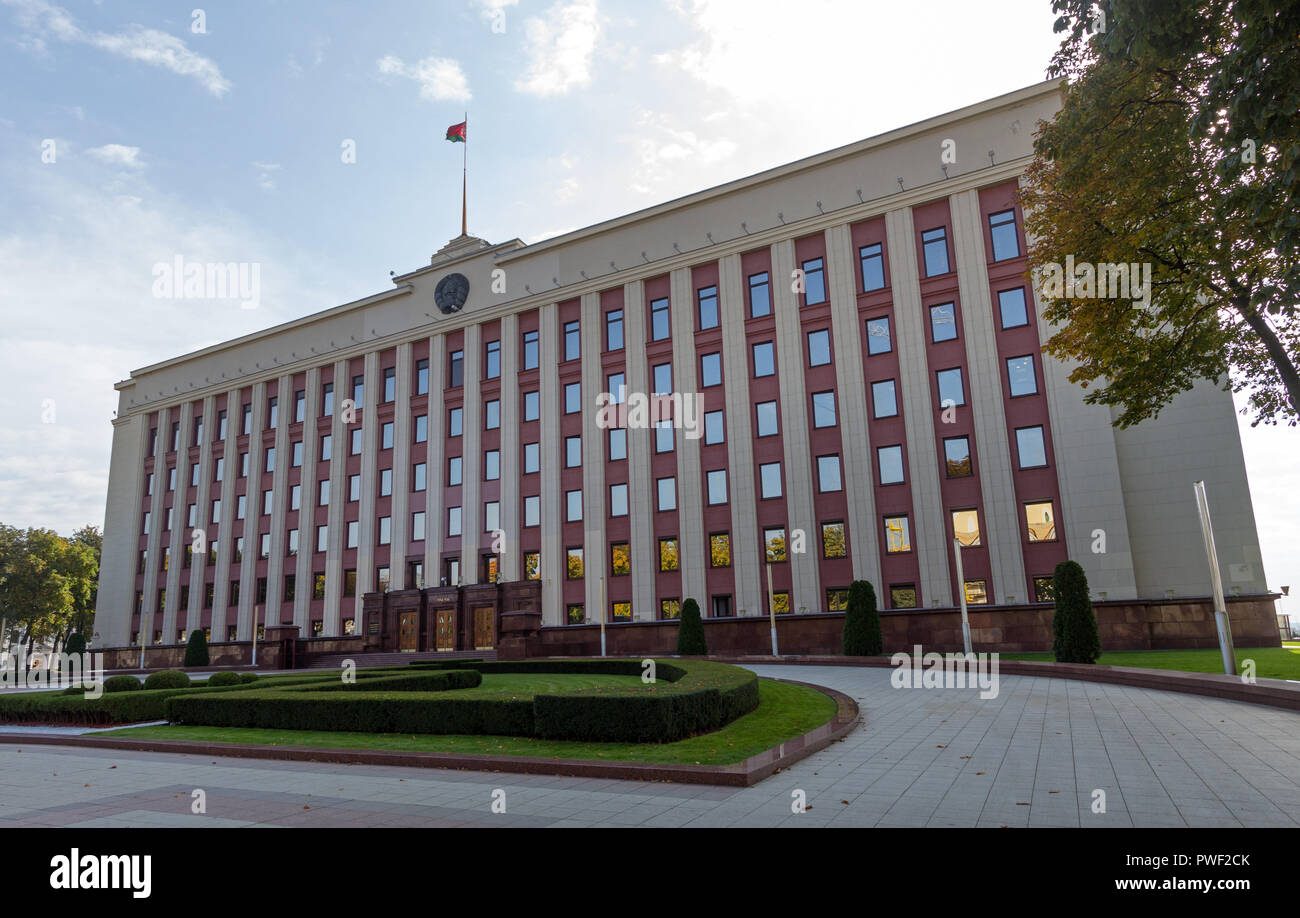 The President palace, Minsk, Belarus Stock Photo - Alamy