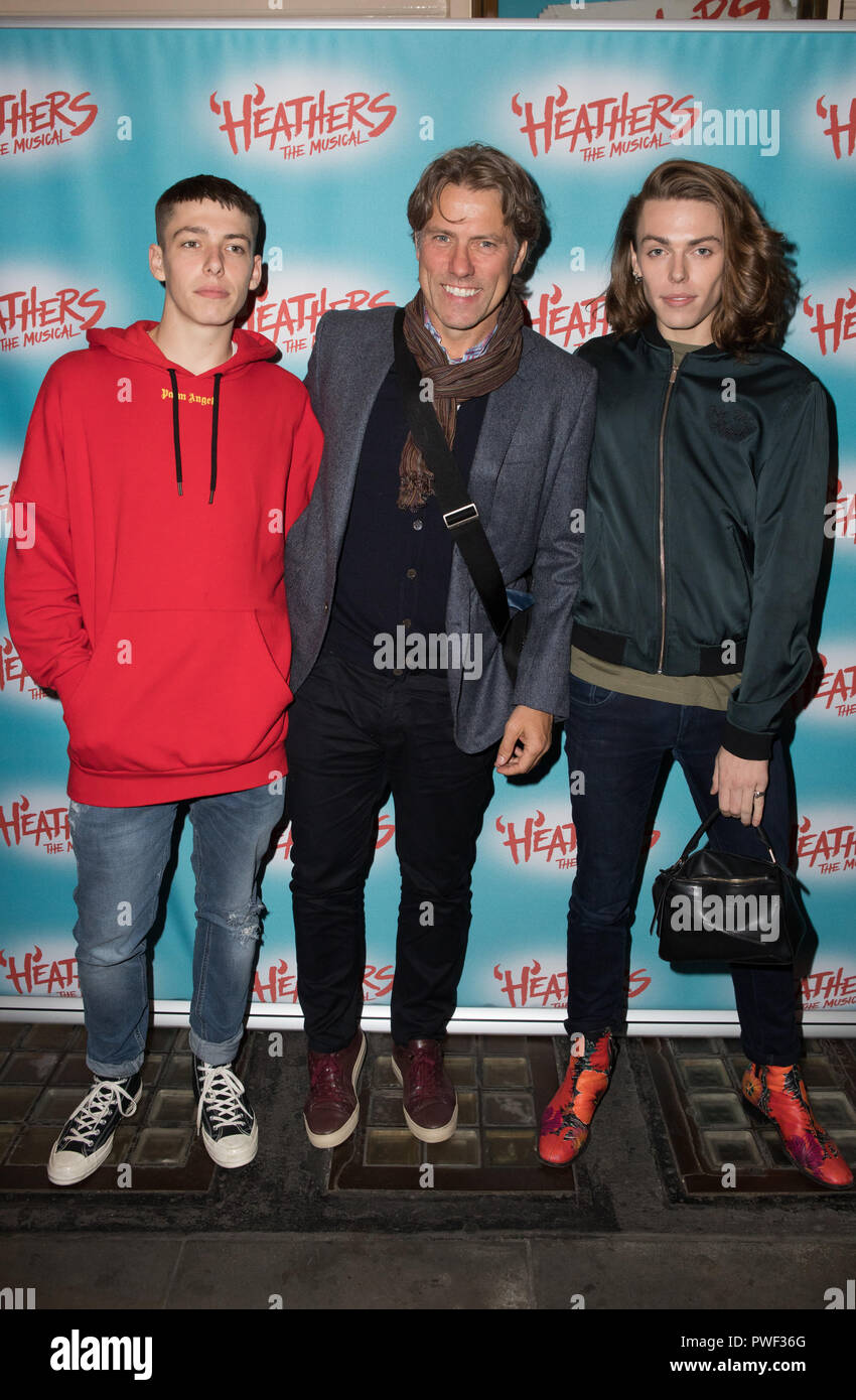 Celeb arrivals for the gala night of Heathers The Musical at the ...