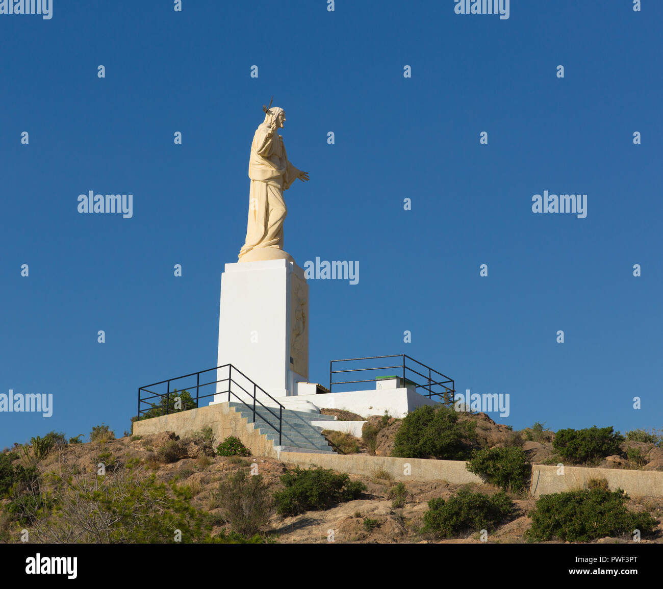 Sagrado Corazon de Jesus Mazarron Murcia south east Spain landmark ...