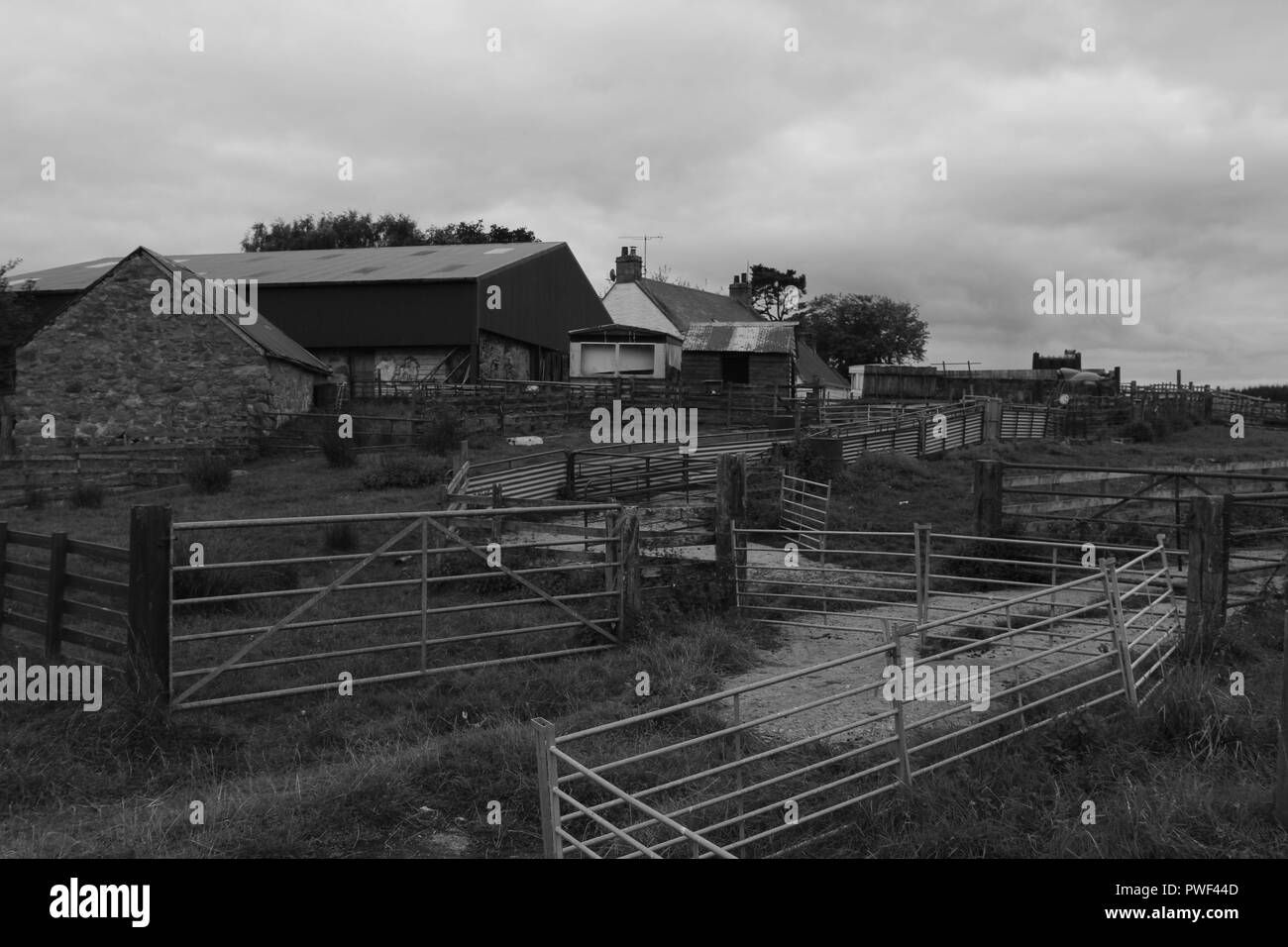 Farm house scotland Black and White Stock Photos & Images - Alamy
