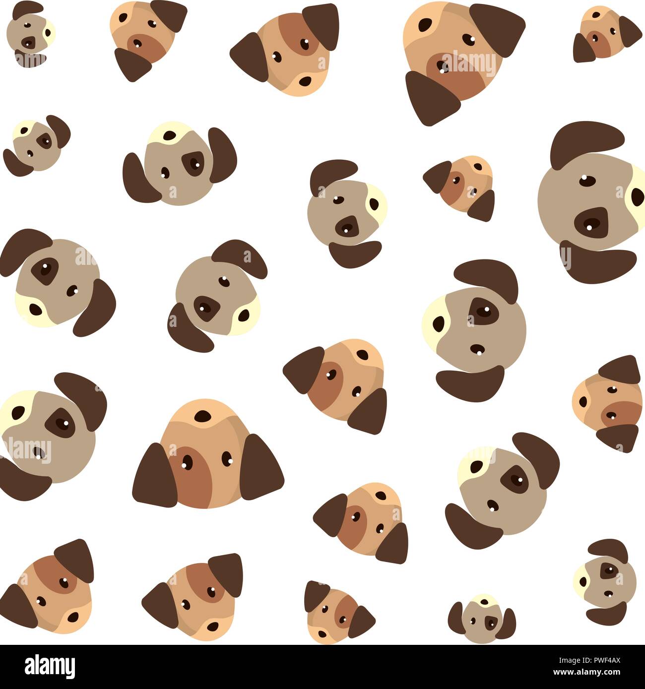 Young small faces Stock Vector Images - Alamy