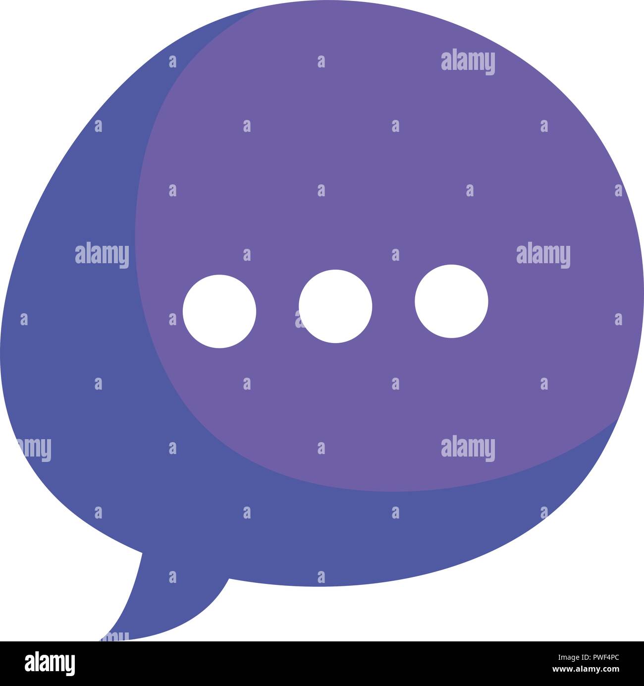 speech bubble message icon vector illustration design Stock Vector ...