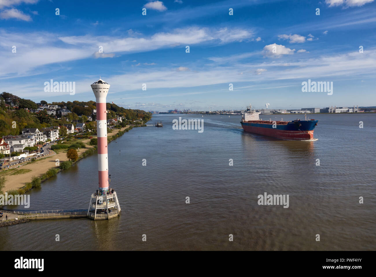 Blankenese lighthouse hi-res stock photography and images - Alamy