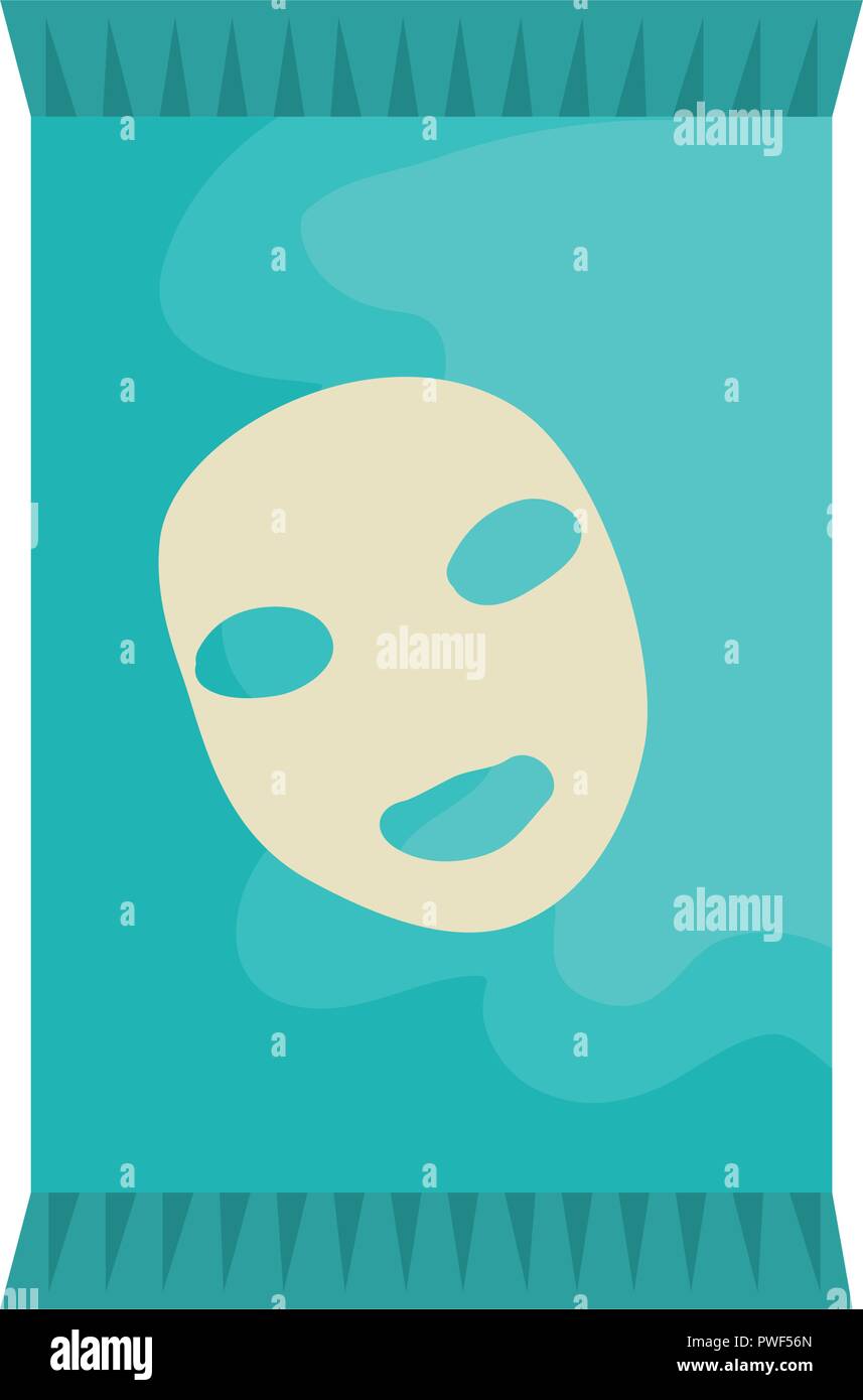 facial mask treatment product vector illustration design Stock Vector ...