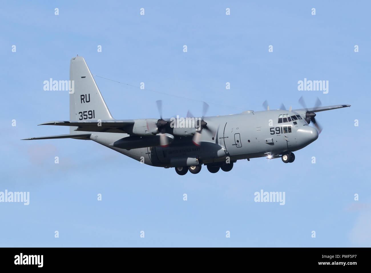 Lockheed c 130 hercules military transport aircraft hi-res stock ...