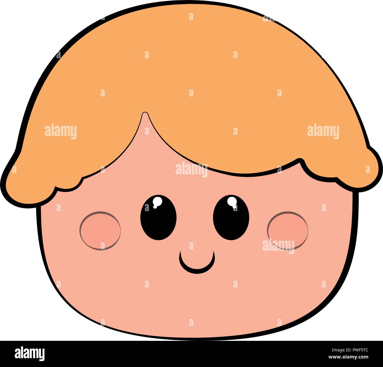 Happy cute boy avatar Stock Vector Image & Art - Alamy