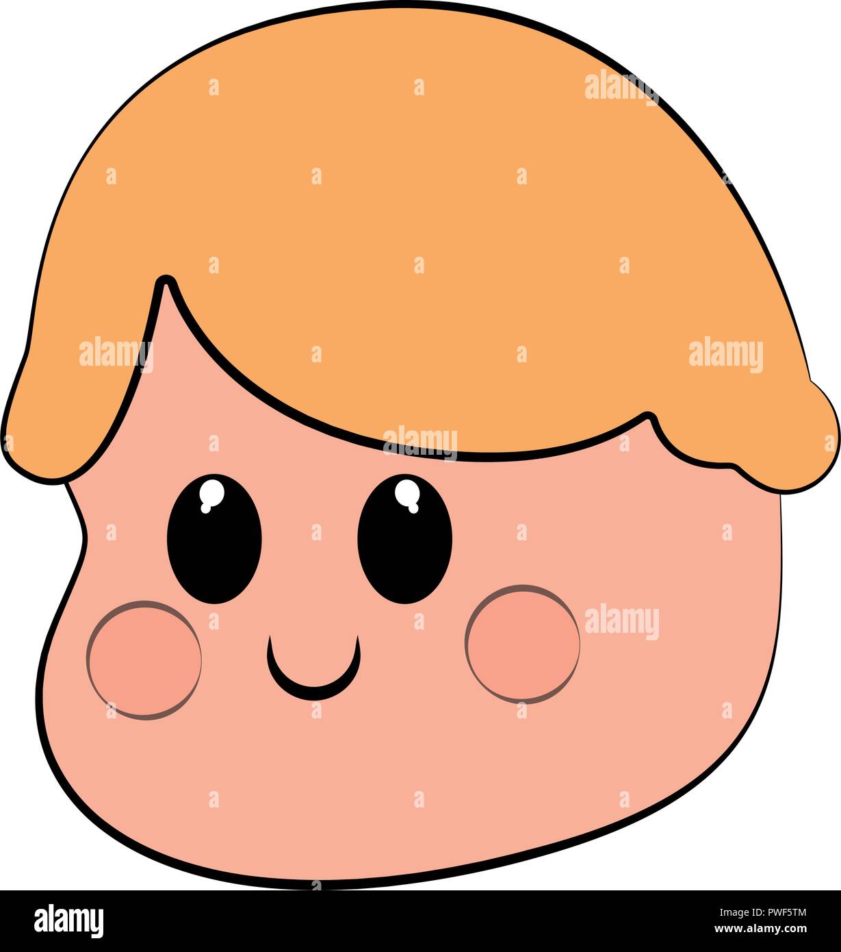 Happy cute boy avatar Stock Vector Image & Art - Alamy