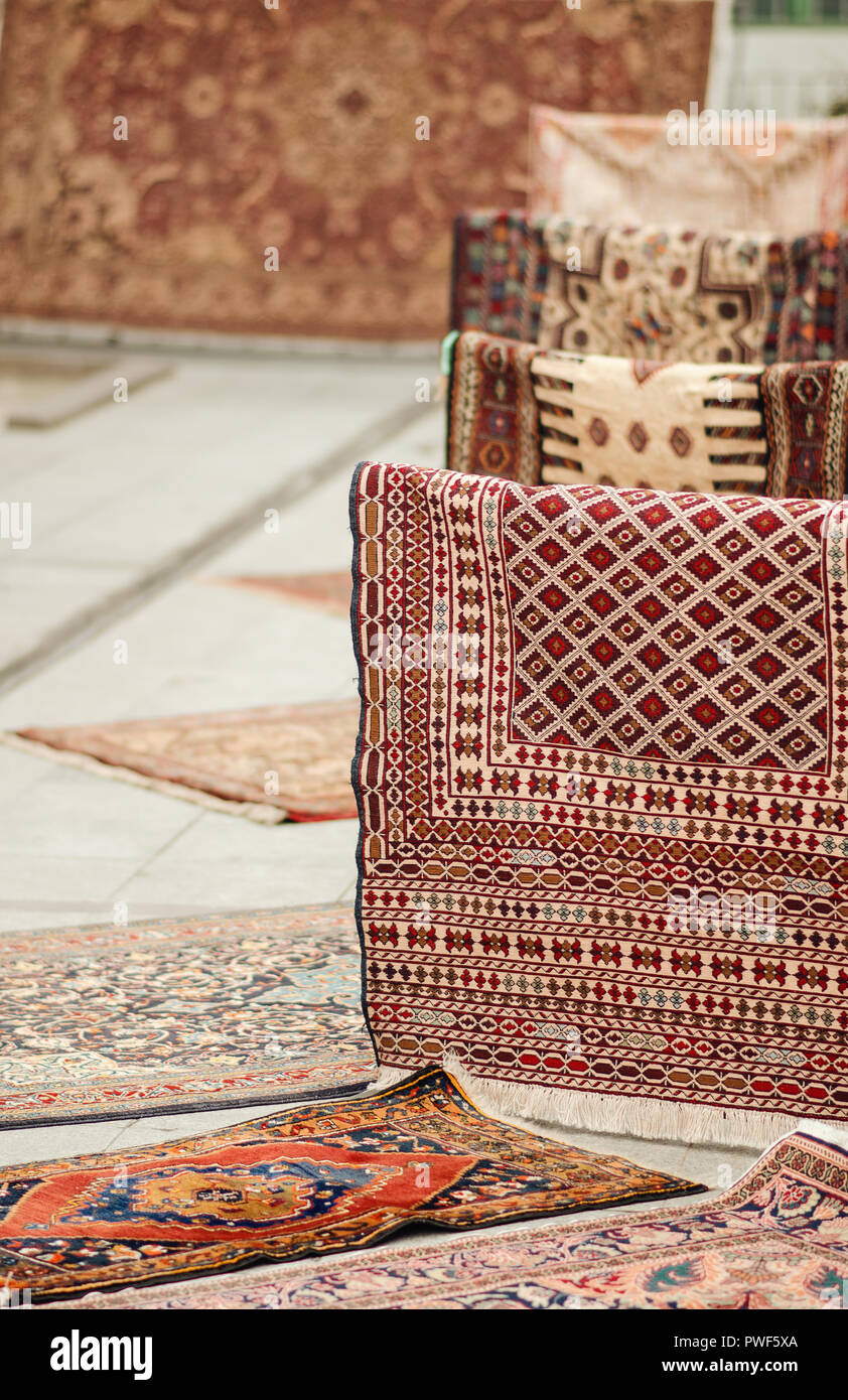 Traditional carpets in Istanbul Stock Photo - Alamy