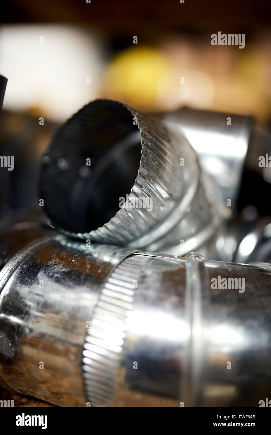 ductwork material for heating and air conditioning Stock Photo - Alamy