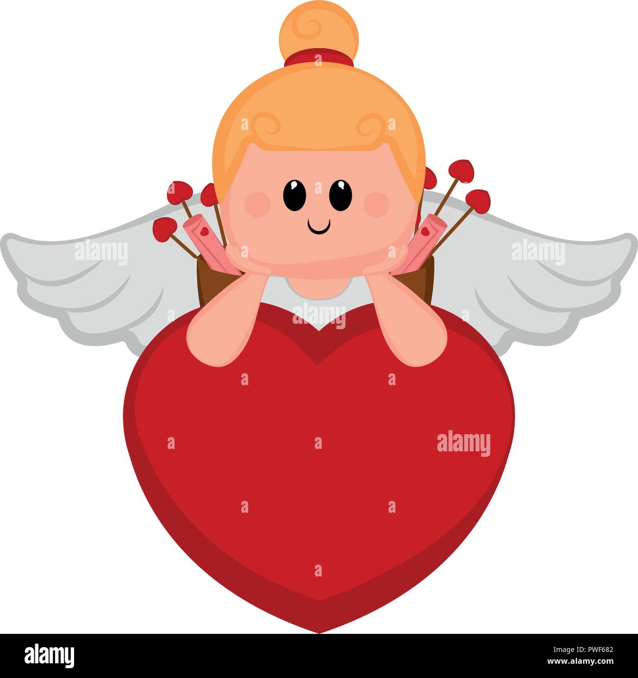 Cupid Heart Clip Art