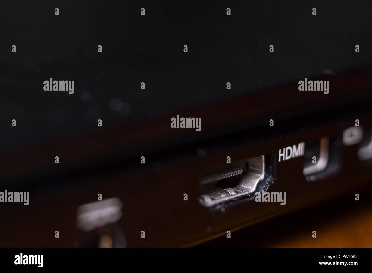 Computer hdmi port Stock Photo - Alamy