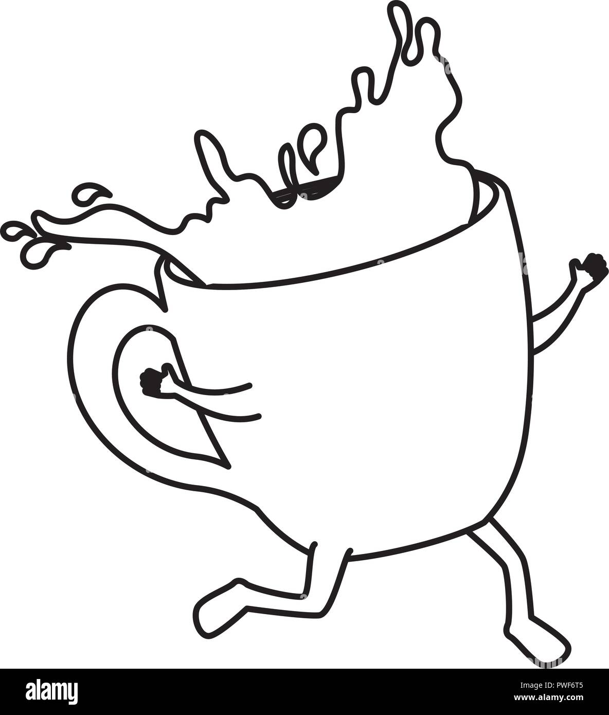 Cafe run Black and White Stock Photos & Images - Alamy