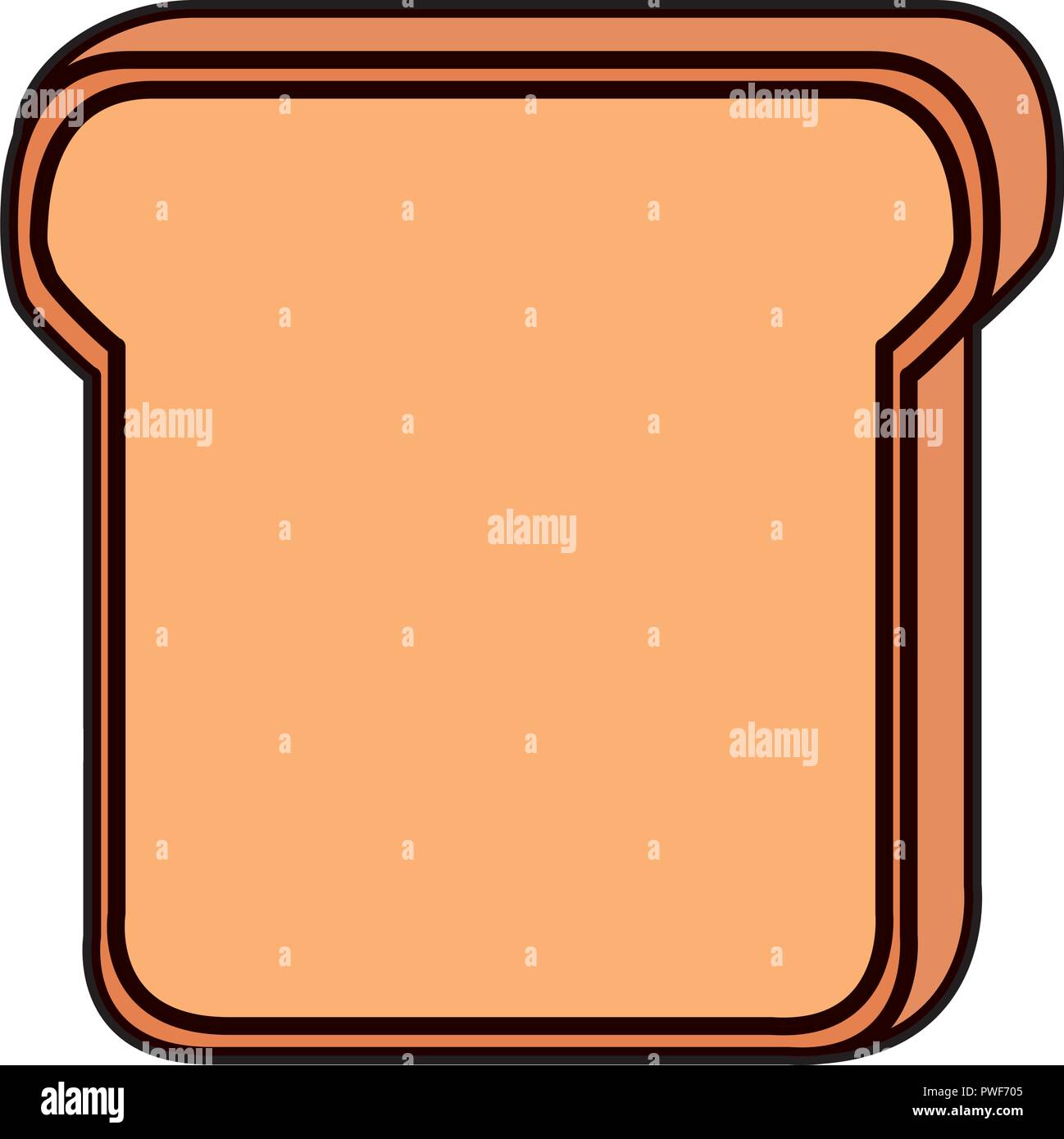 delicious toast bread icon vector illustration design Stock Vector ...