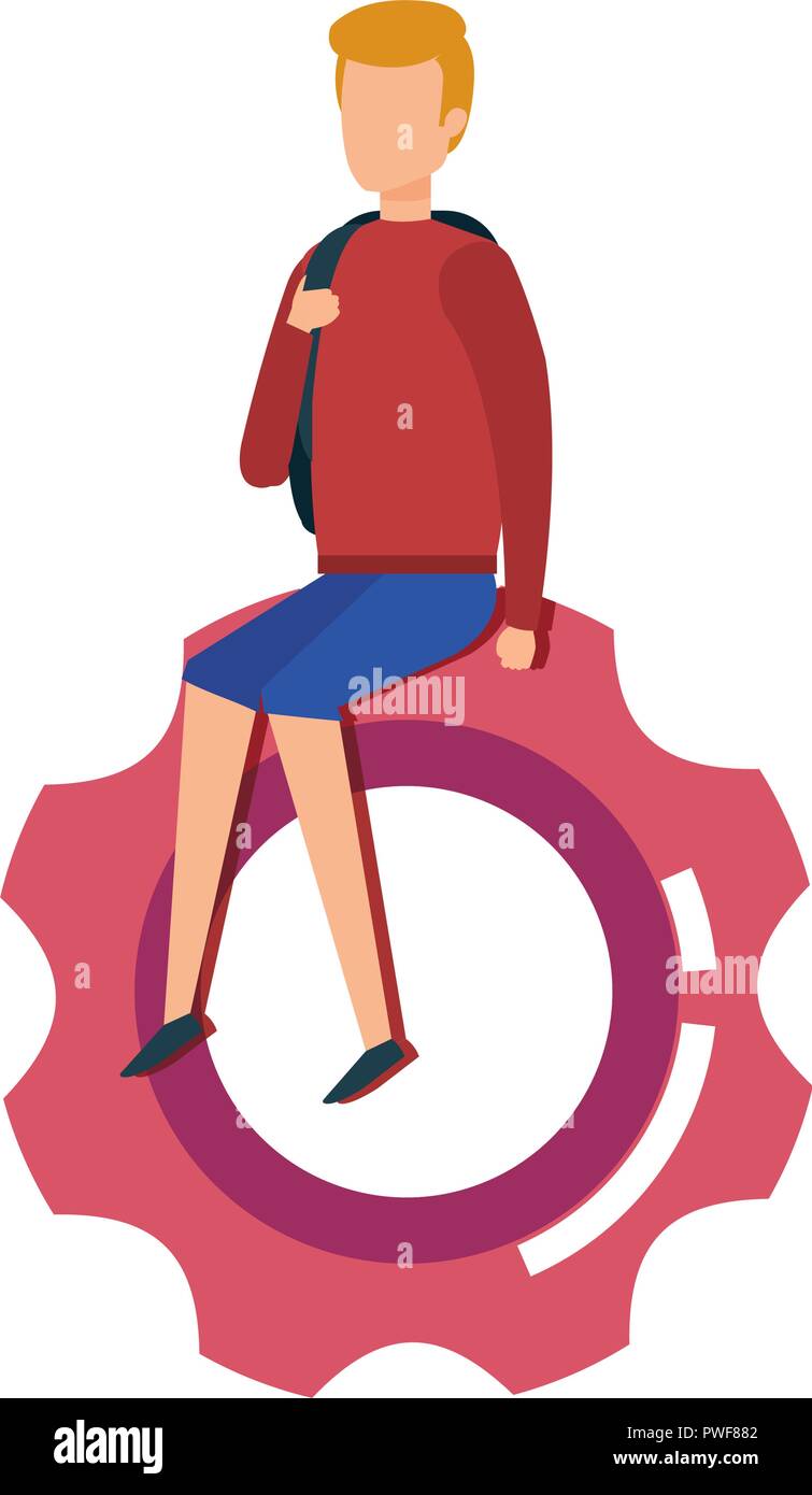 Man symbol mechanics technology Stock Vector Images - Alamy