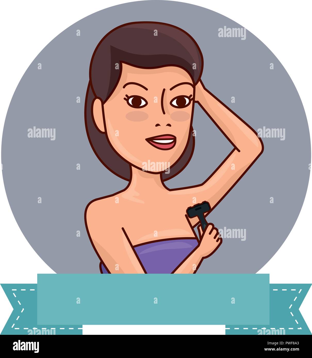 Girl with armpit hair hi-res stock photography and images - Alamy