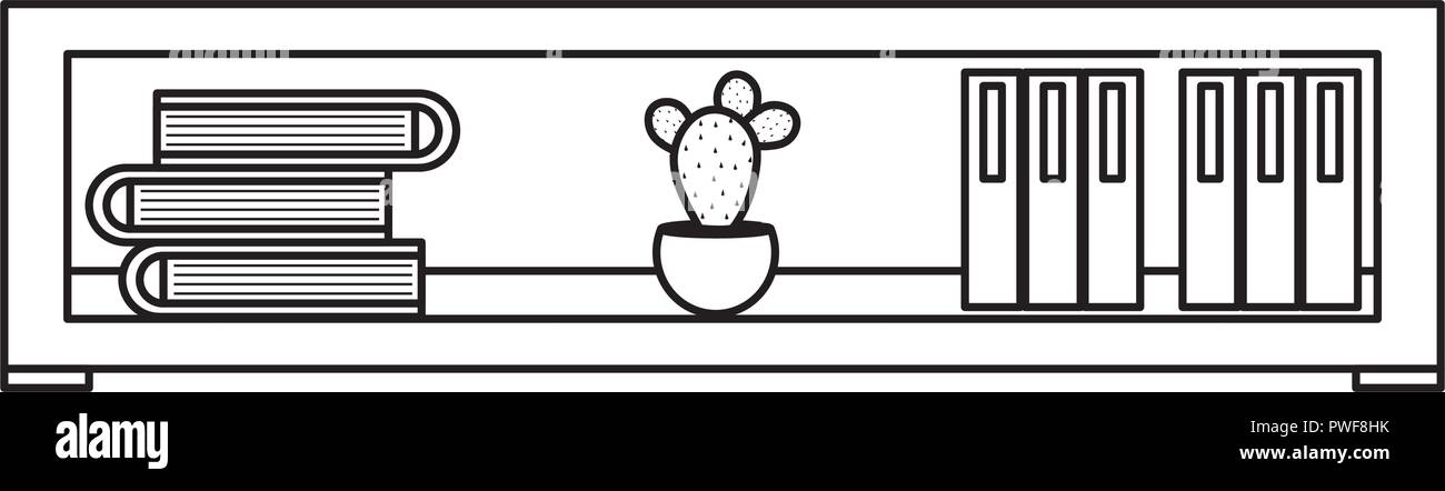 library shelf isolated icon Stock Vector Image & Art - Alamy