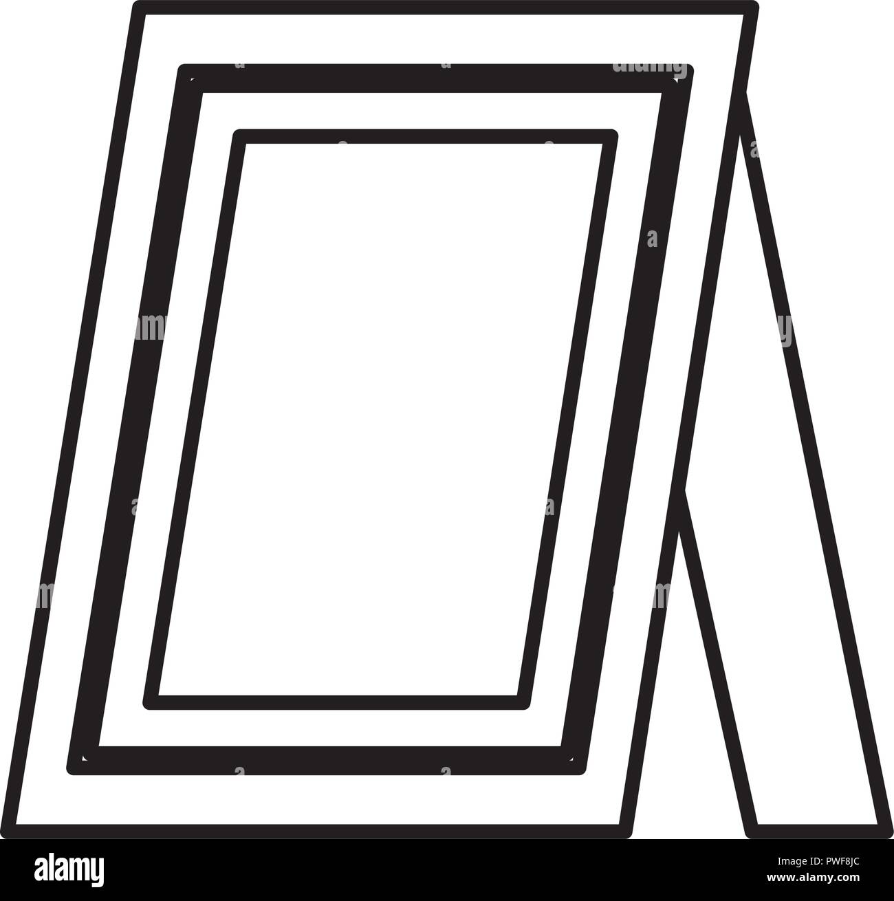 picture portrait isolated icon Stock Vector Image & Art - Alamy