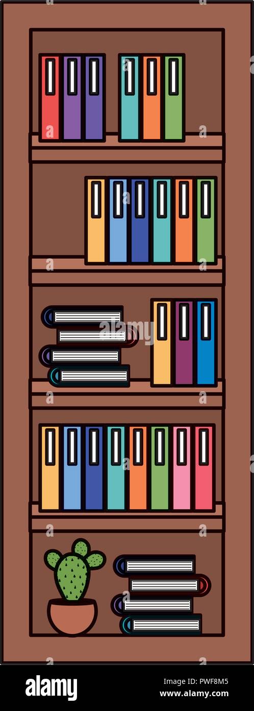 library shelving isolated icon Stock Vector Image & Art - Alamy